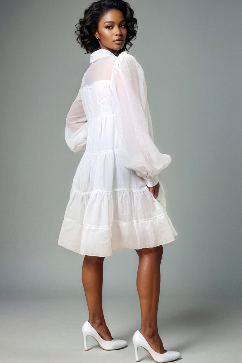 CH0108 TIERED MINI DRESS – N by Nancy